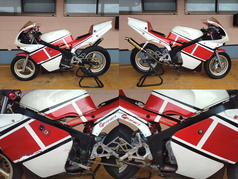 代購代標第一品牌－樂淘letao－E2R5-0913 ヤマハ TZM50R フロントアッパーカウル 【4KJ-103～ 動画有】